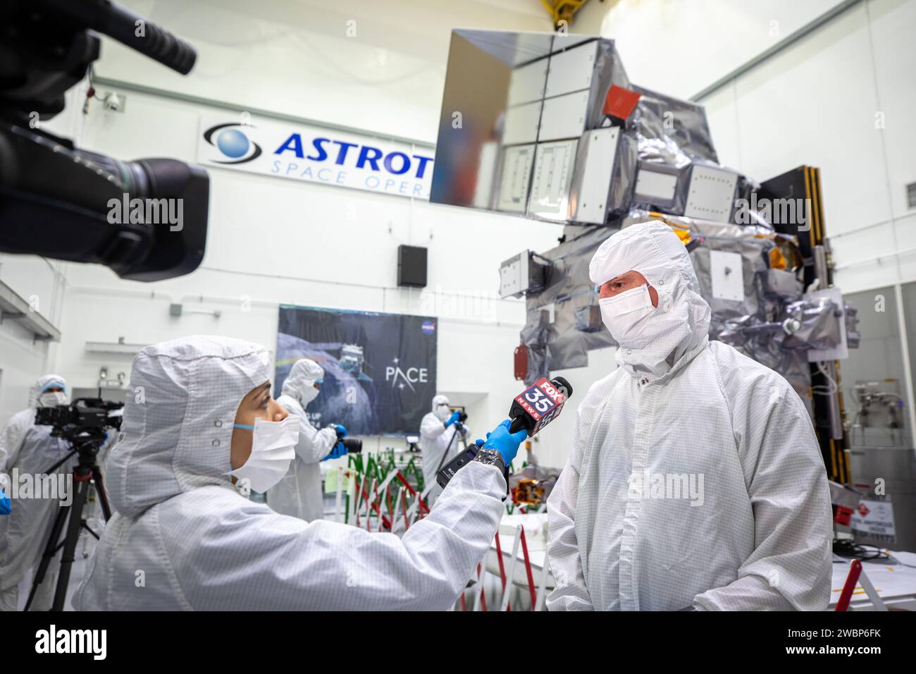 Media interview a member of NASA’s PACE (Plankton, Aerosol, Cloud ...