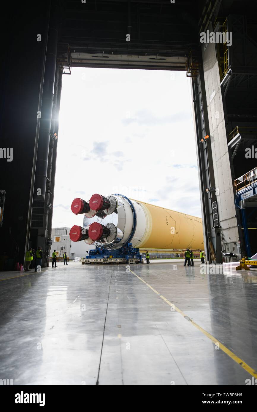 These images show how teams at NASA’s Michoud Assembly Facility in New ...