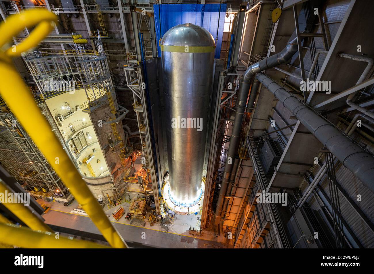 This image highlights the liquid hydrogen tank that will be used on the ...