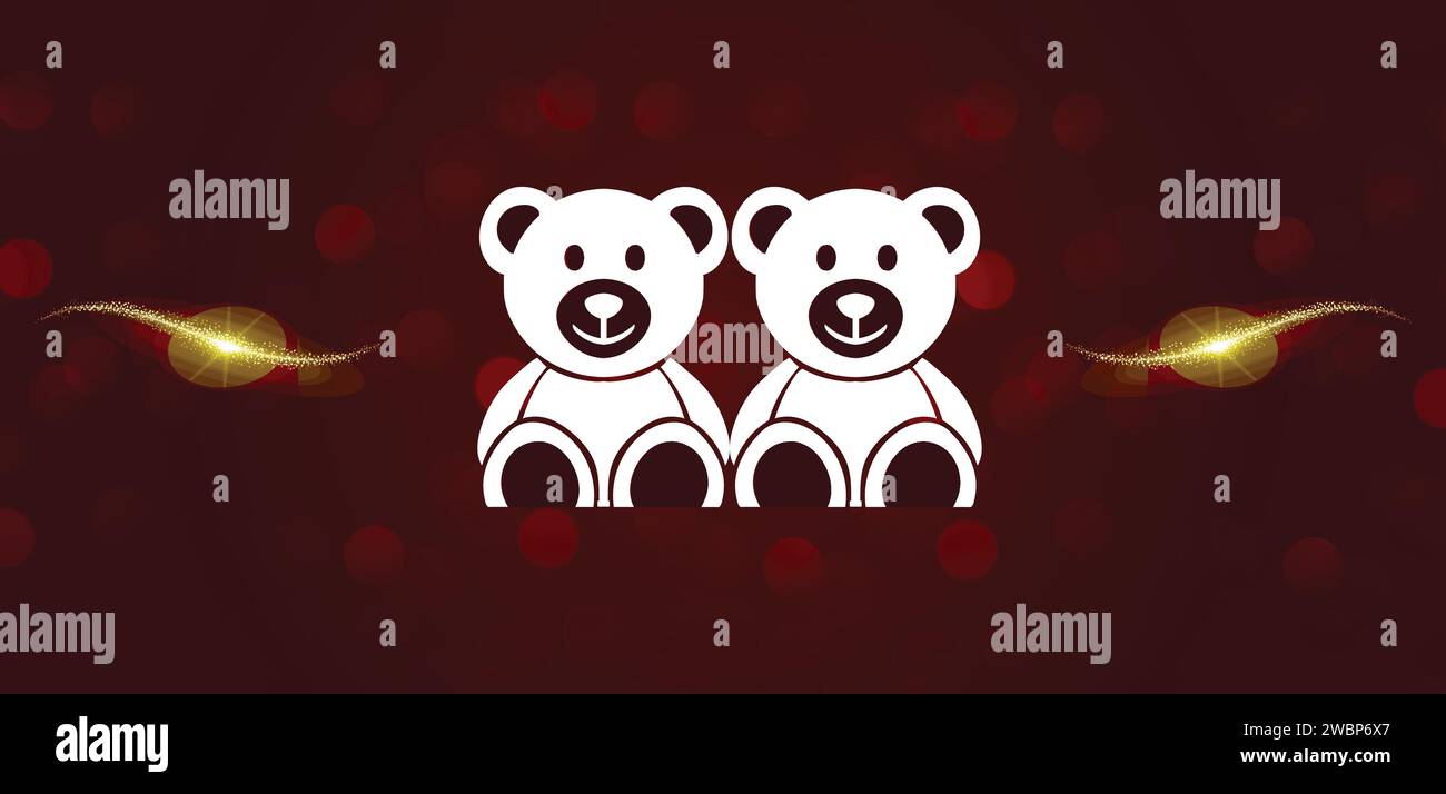 Happy Teddy Day Stylish Text Illustration Design Stock Vector Image And Art Alamy