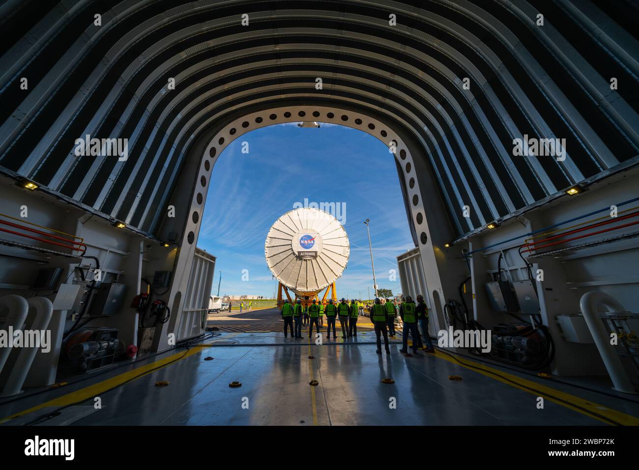 NASA transported the SLS rocket core stage from Michoud to Pegasus ...