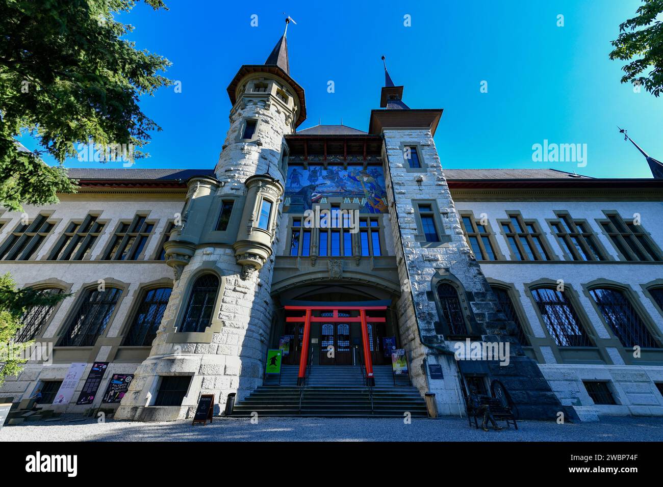 Bern, Switzerland - Aug 13, 2022: Entrance front view of Bern ...