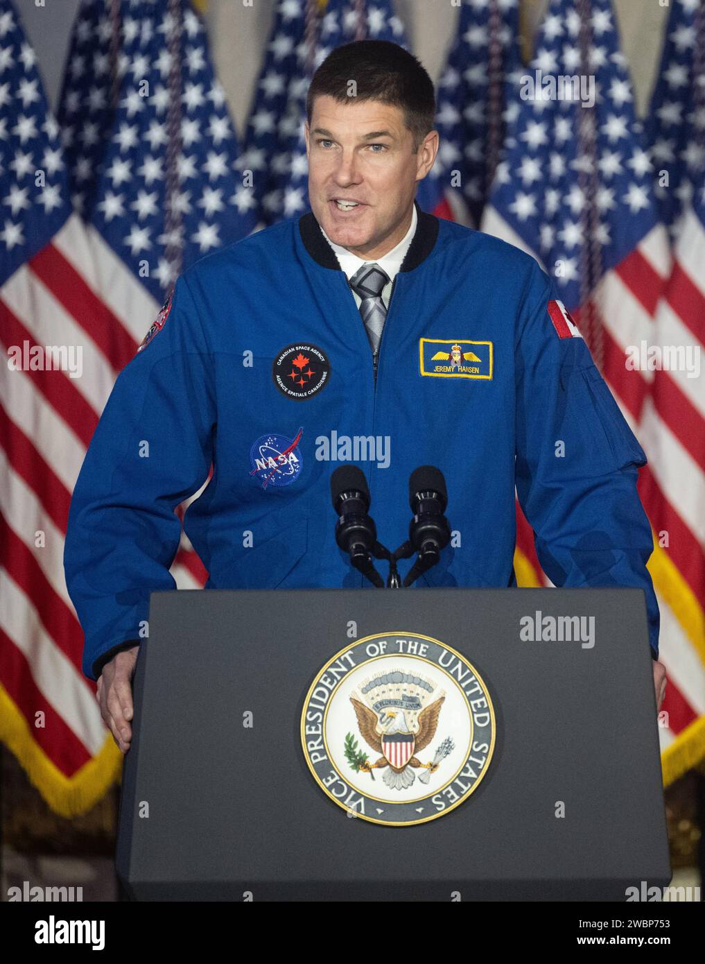 CSA (Canadian Space Agency) astronaut and Artemis II crew member Jeremy ...