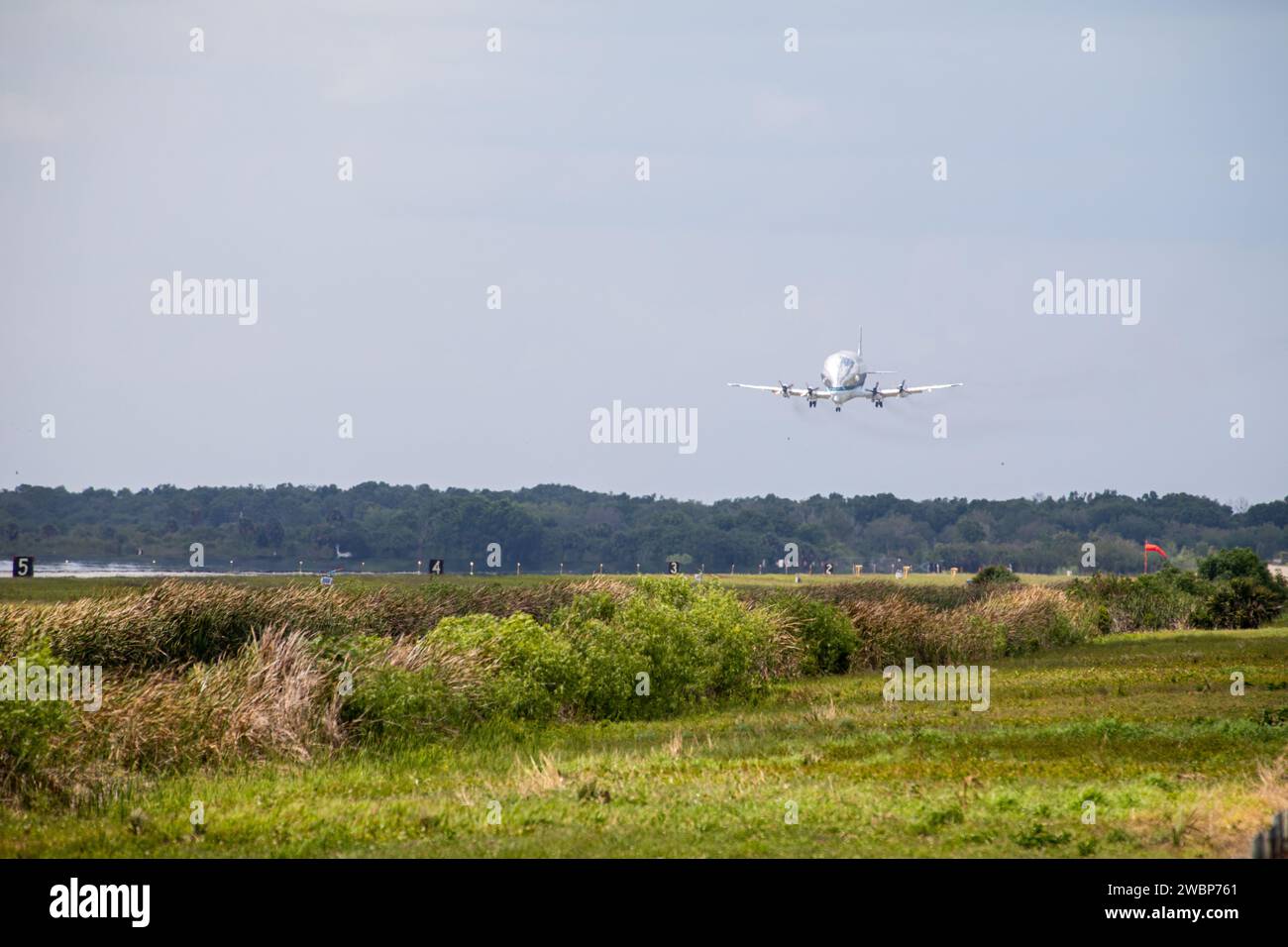 NASA’s Super Guppy aircraft delivered the Orion spacecraft to Kennedy ...