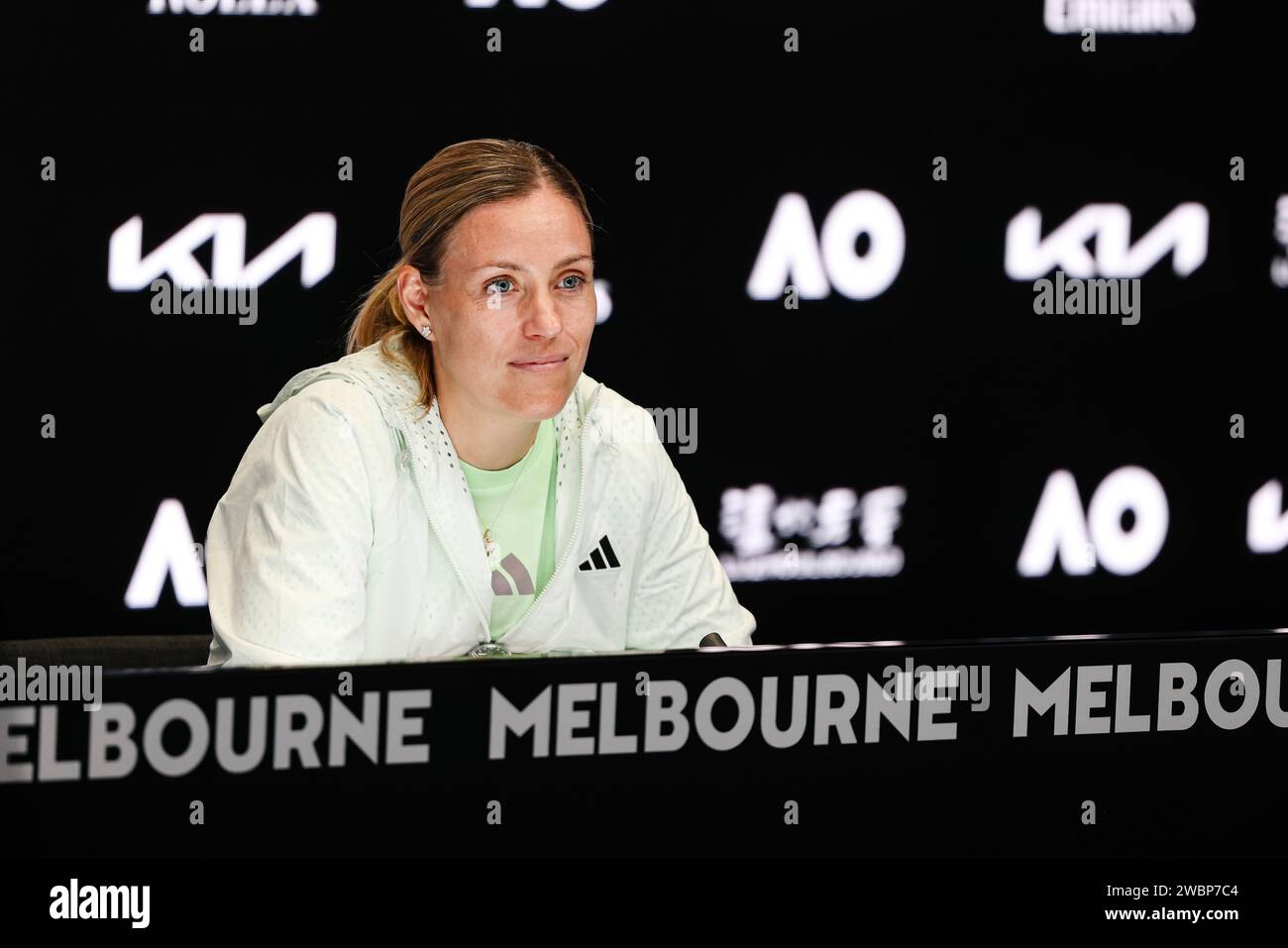 Melbourne, Australia, 12th Jan, 2024. Tennis player Angelique Kerber ...