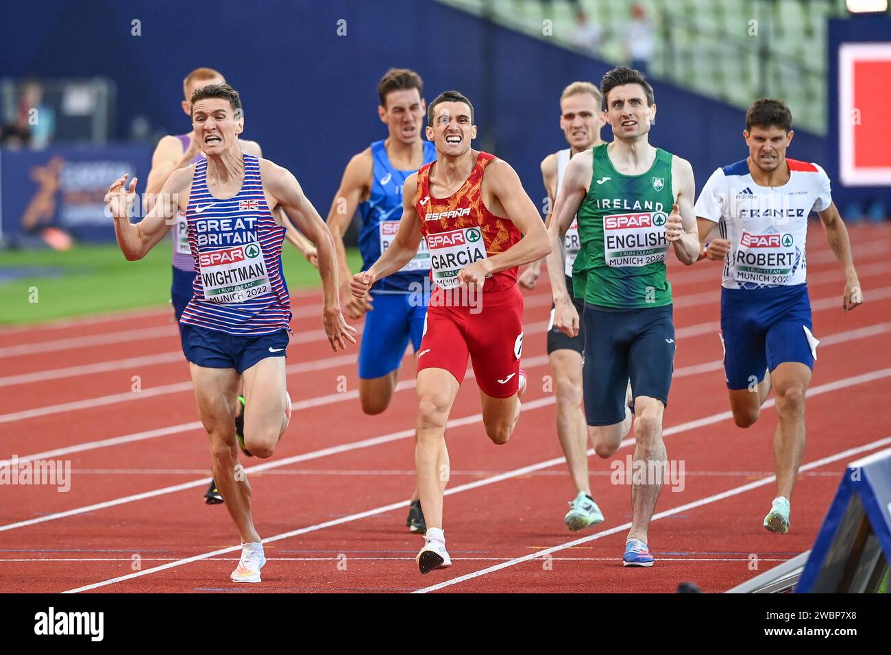 Mariano Garcia (Spain, gold), Jake Wightman (Great Britain, silver ...
