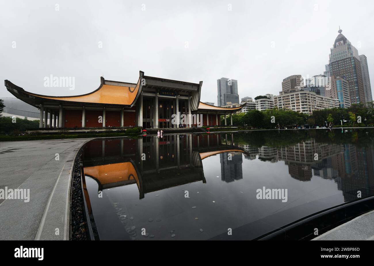The National Dr. Sun Yat-Sen Memorial Hall in Taipei, Taiwan Stock ...