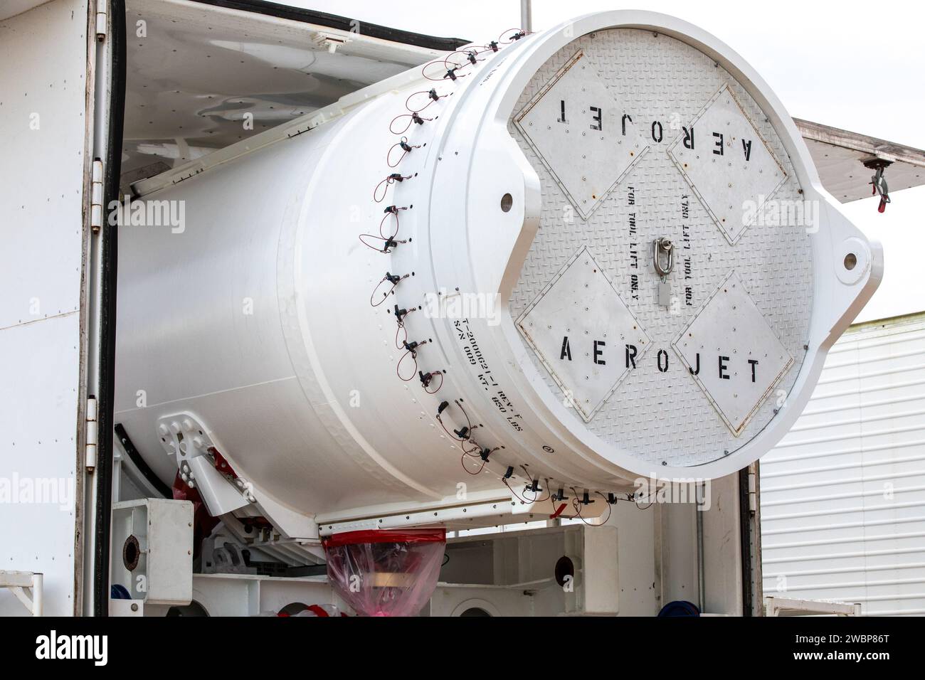 The first solid rocket booster (SRB) for the United Launch Alliance ...