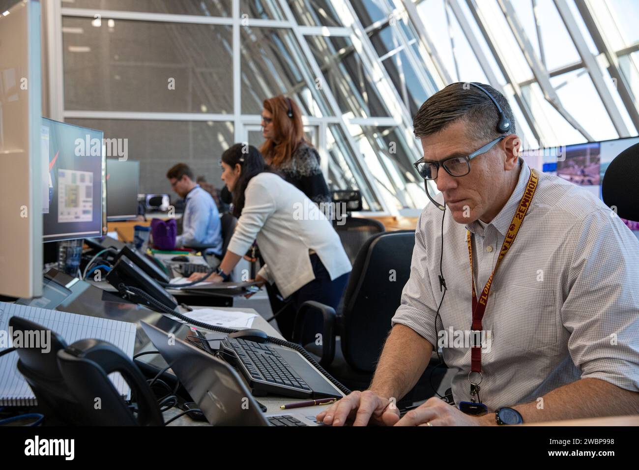Inside technical control room hi-res stock photography and images - Alamy