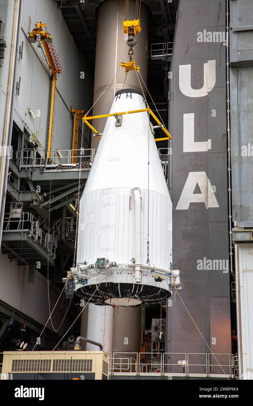The United Launch Alliance Atlas V payload fairing, containing the ...
