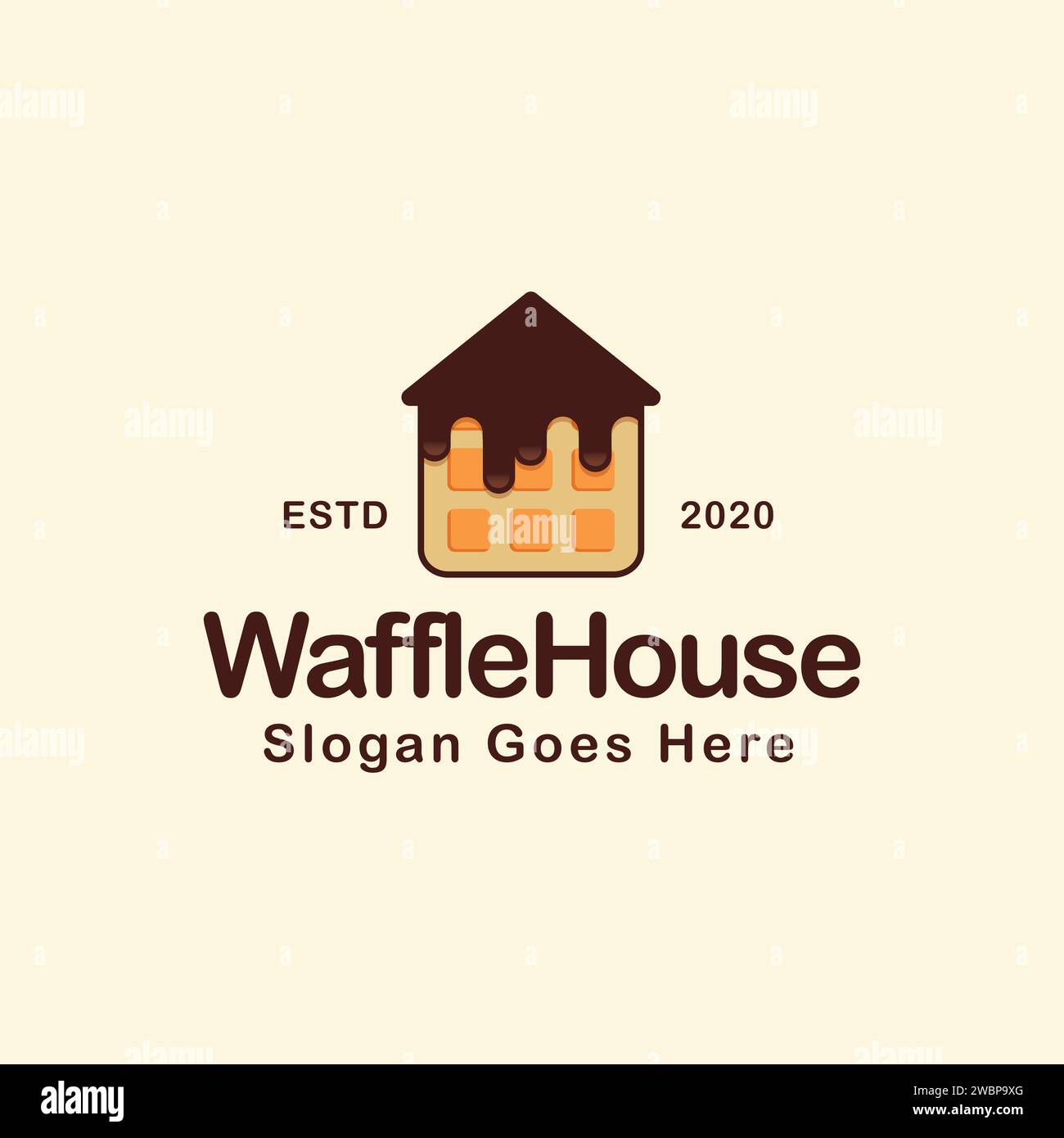 Waffle house logo hi-res stock photography and images - Alamy