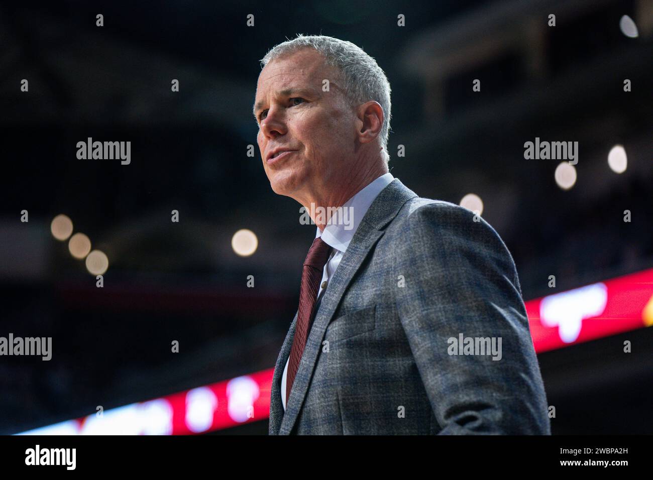 USC Trojans head coach Andy Enfield during a NCAA men’s basketball game ...