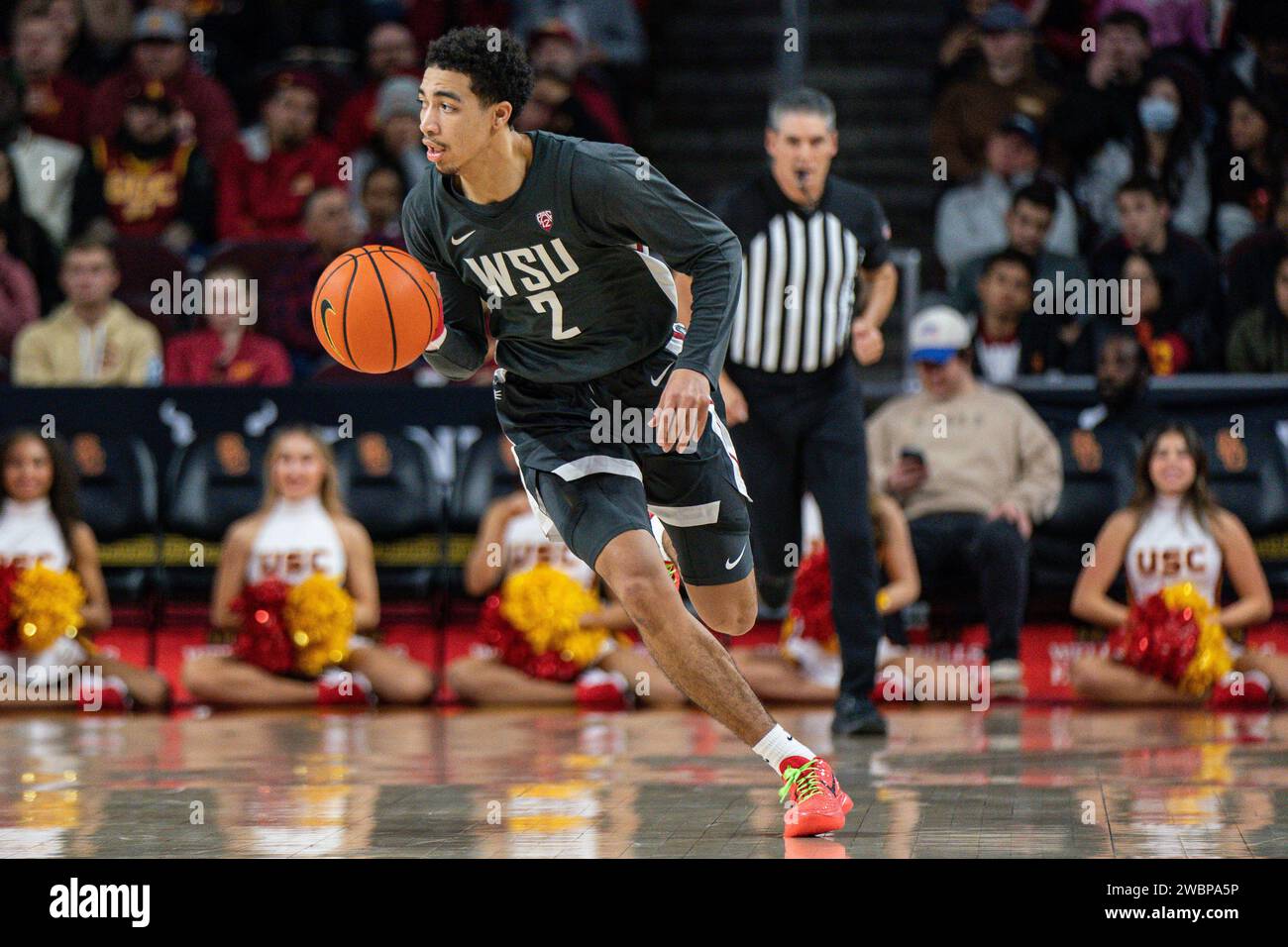 Washington State Cougars guard Myles Rice (2) during a NCAA men’s ...