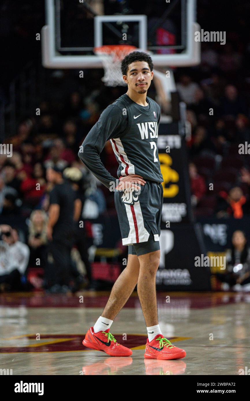 Washington State Cougars guard Myles Rice (2) during a NCAA men’s ...