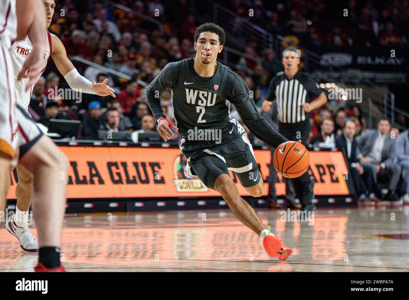 Washington State Cougars guard Myles Rice (2) during a NCAA men’s ...