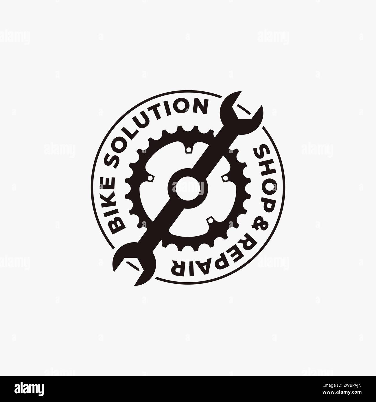 Minimalist badge emblem bicycle, bike, bike shop, bike club logo icon ...