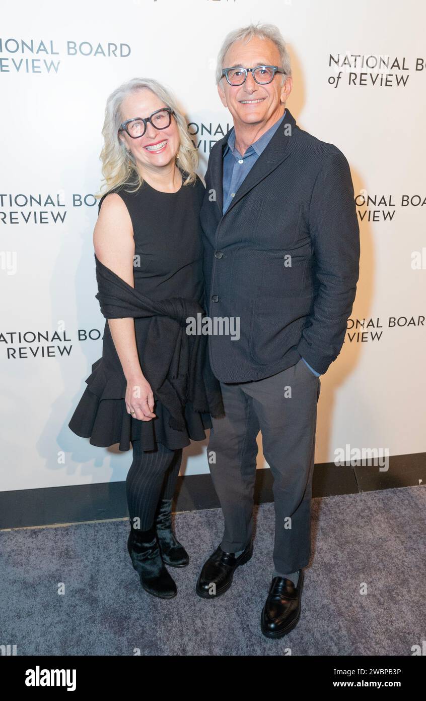 New York, USA. 11th Jan, 2024. Liz Manne and Fred Berner attend 2024 ...