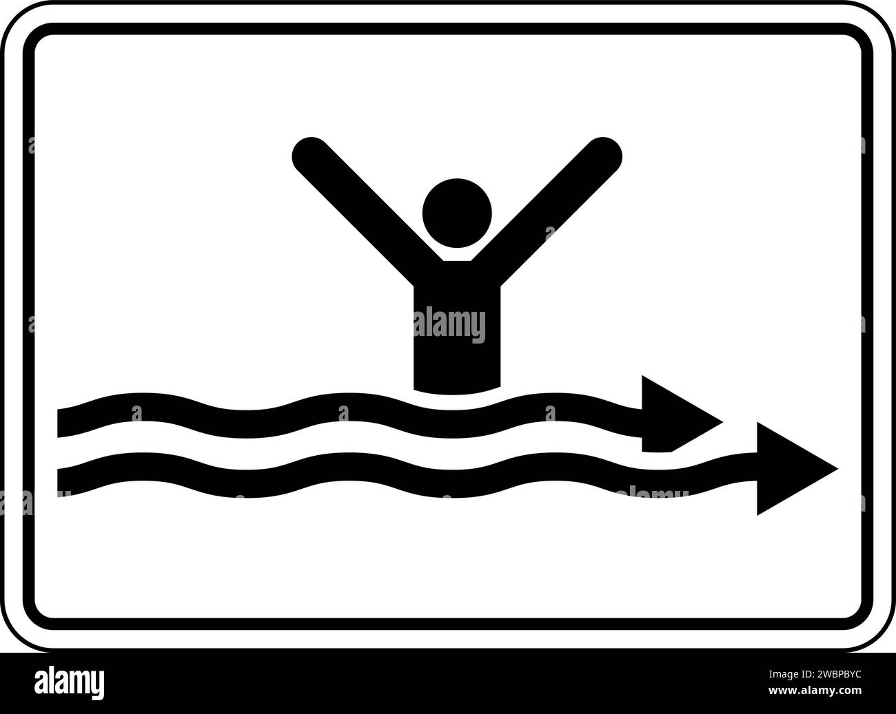 Strong currents water Black and White Stock Photos & Images - Alamy