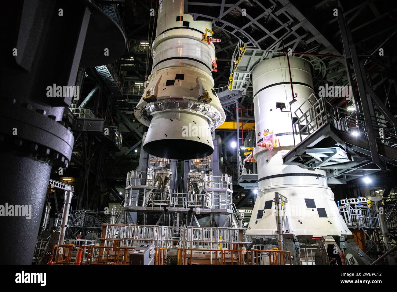 In the Vehicle Assembly Building (VAB) at NASA’s Kennedy Space Center ...