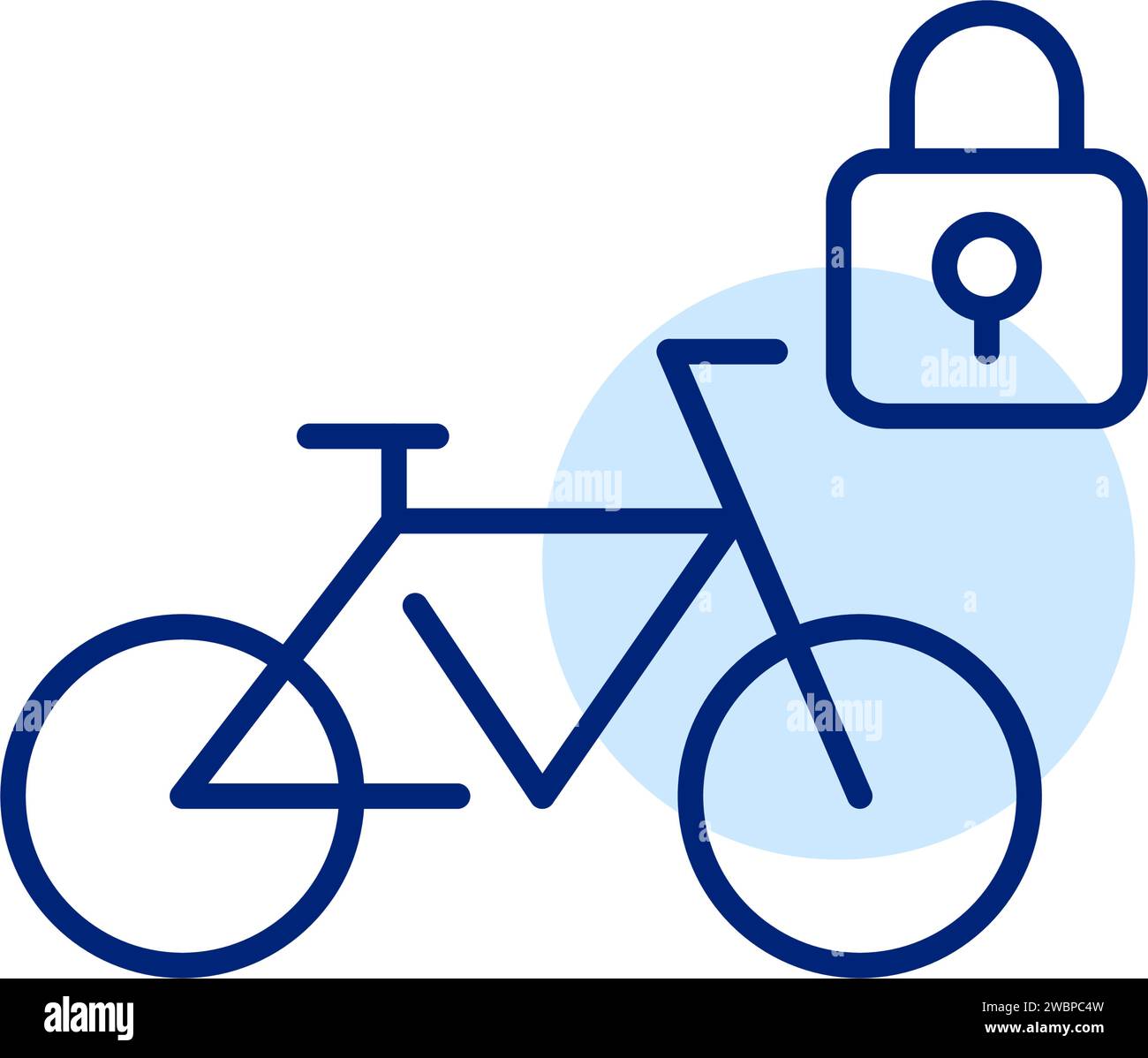 Bicycle rental station icon Stock Vector Images - Alamy