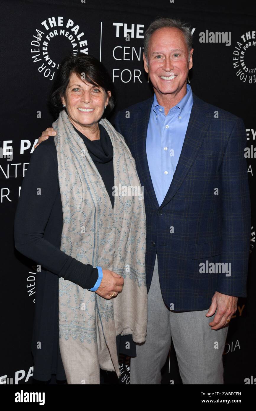 New York, USA. 11th Jan, 2024. Passenger Barry Leonard and wife ...