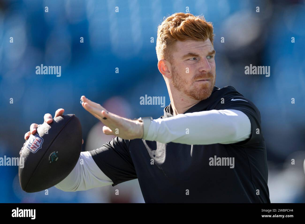 Charlotte, NC USA: Carolina Panthers quarterback Andy Dalton (14 ...