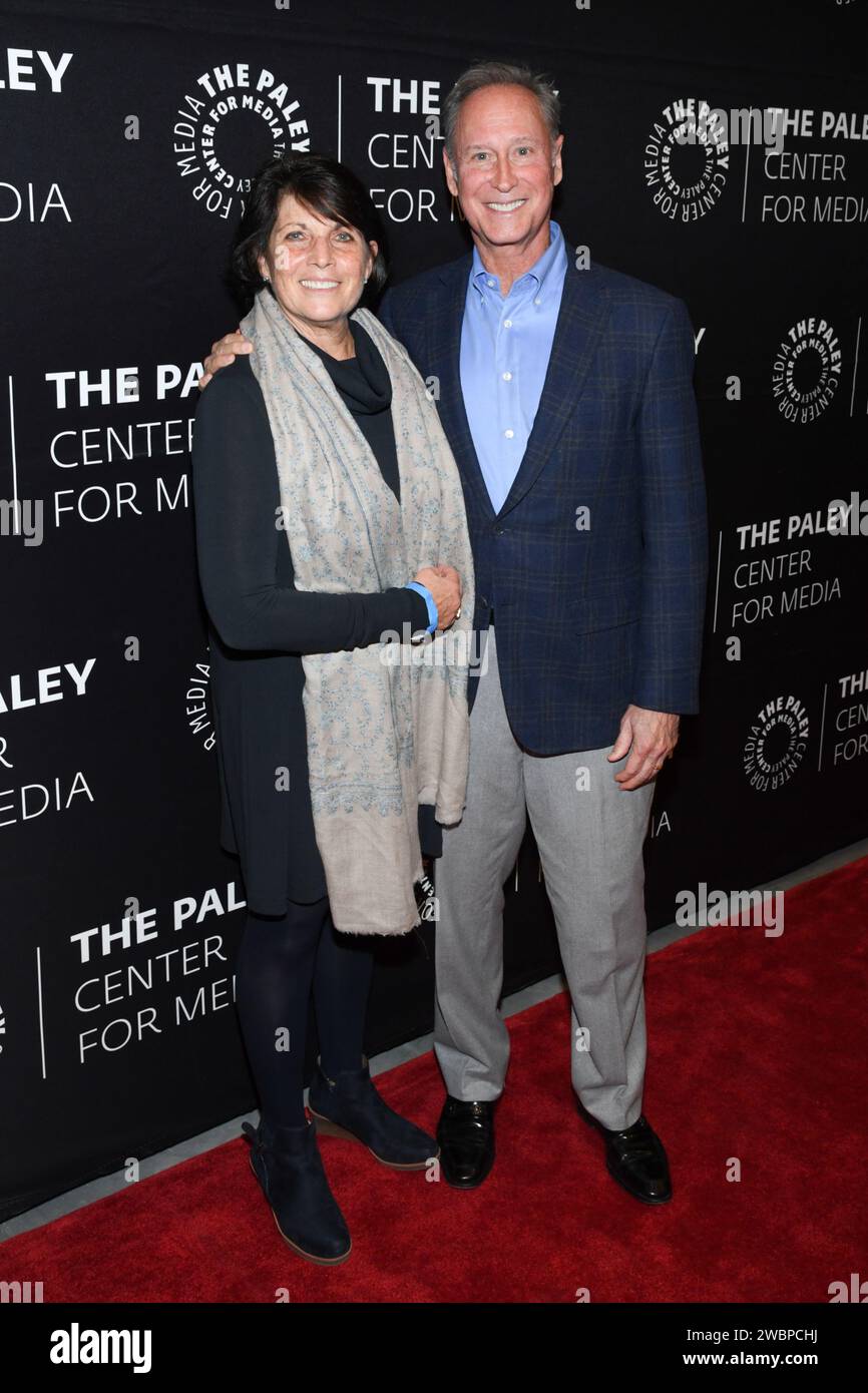 New York, USA. 11th Jan, 2024. Passenger Barry Leonard and wife ...