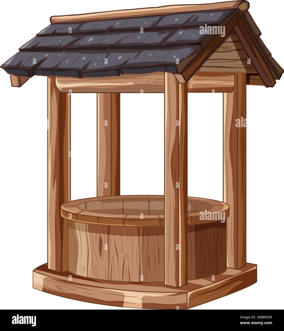 Water supply well Cut Out Stock Images & Pictures - Alamy