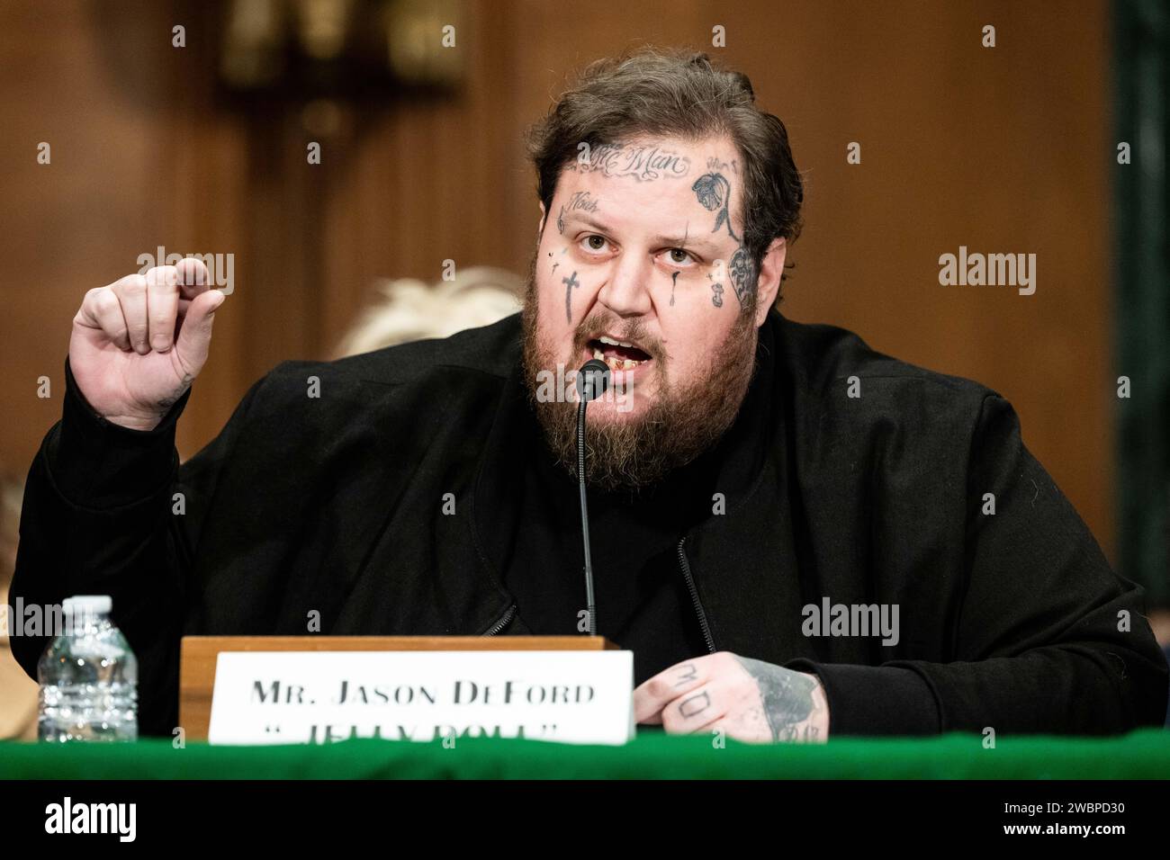 Washington, United States. 11th Jan, 2024. Jason "Jelly Roll" DeFord ...