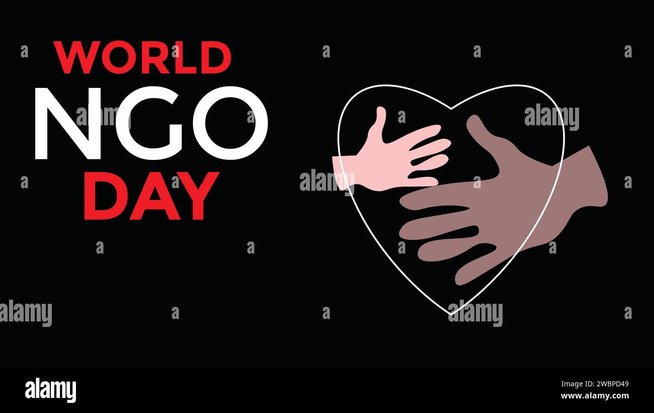 World NGO Day. Holiday concept. Template for background, banner, card ...