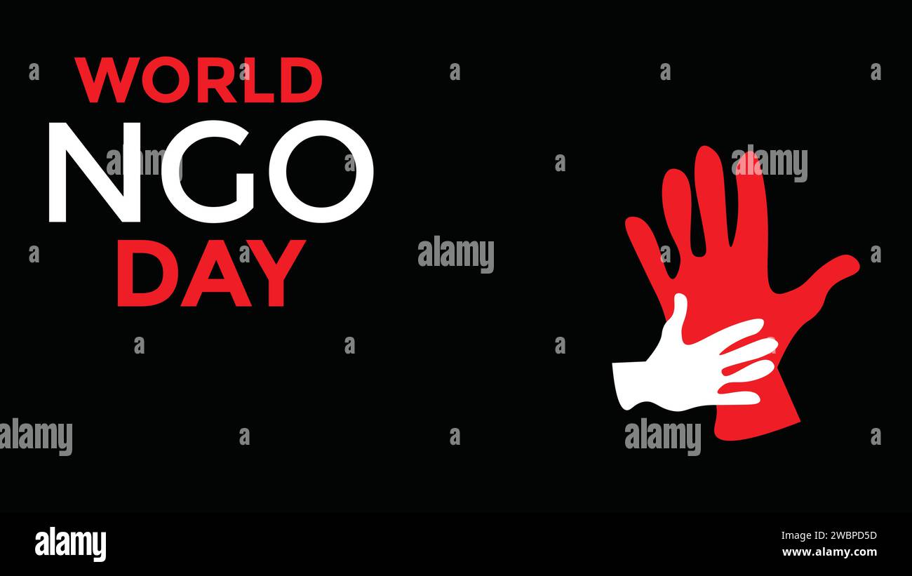 World NGO Day. Holiday concept. Template for background, banner, card ...