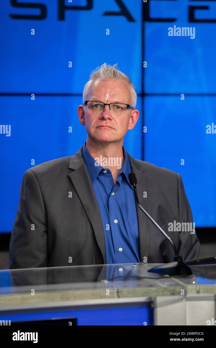 Benji Reed, director of Crew Mission Management at SpaceX, participates ...
