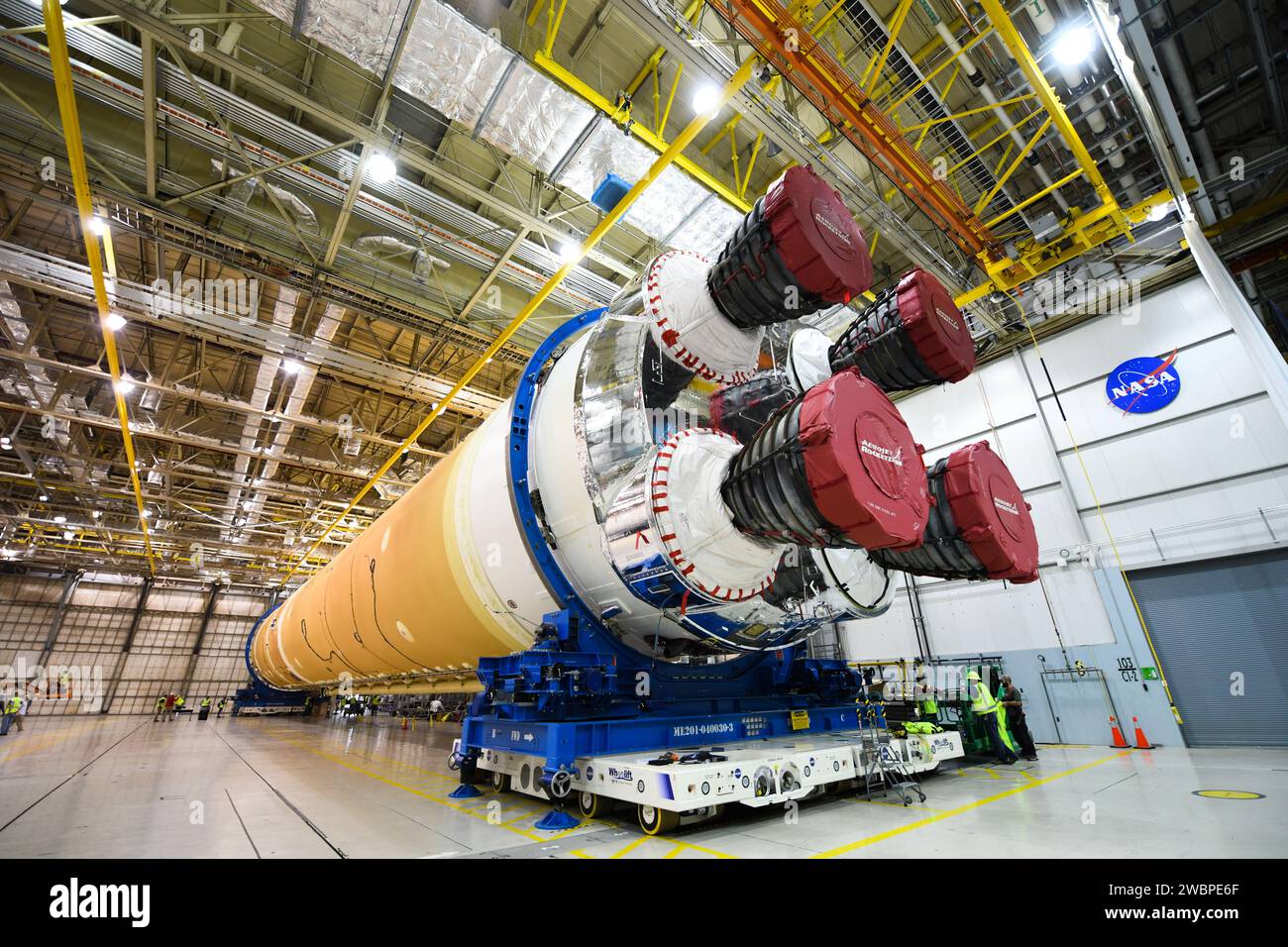 These images show how teams at NASA’s Michoud Assembly Facility in New ...