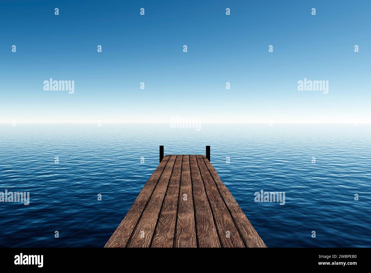 Pier extending over sea hi-res stock photography and images - Alamy