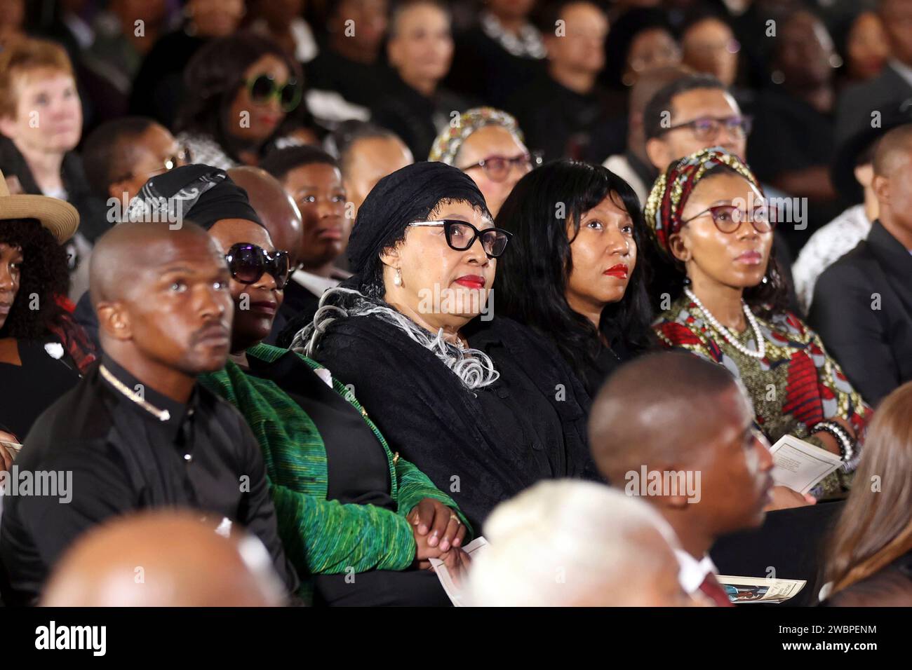 January 10 2024. Zenani Mandela-Dlamini during the funeral service of ...