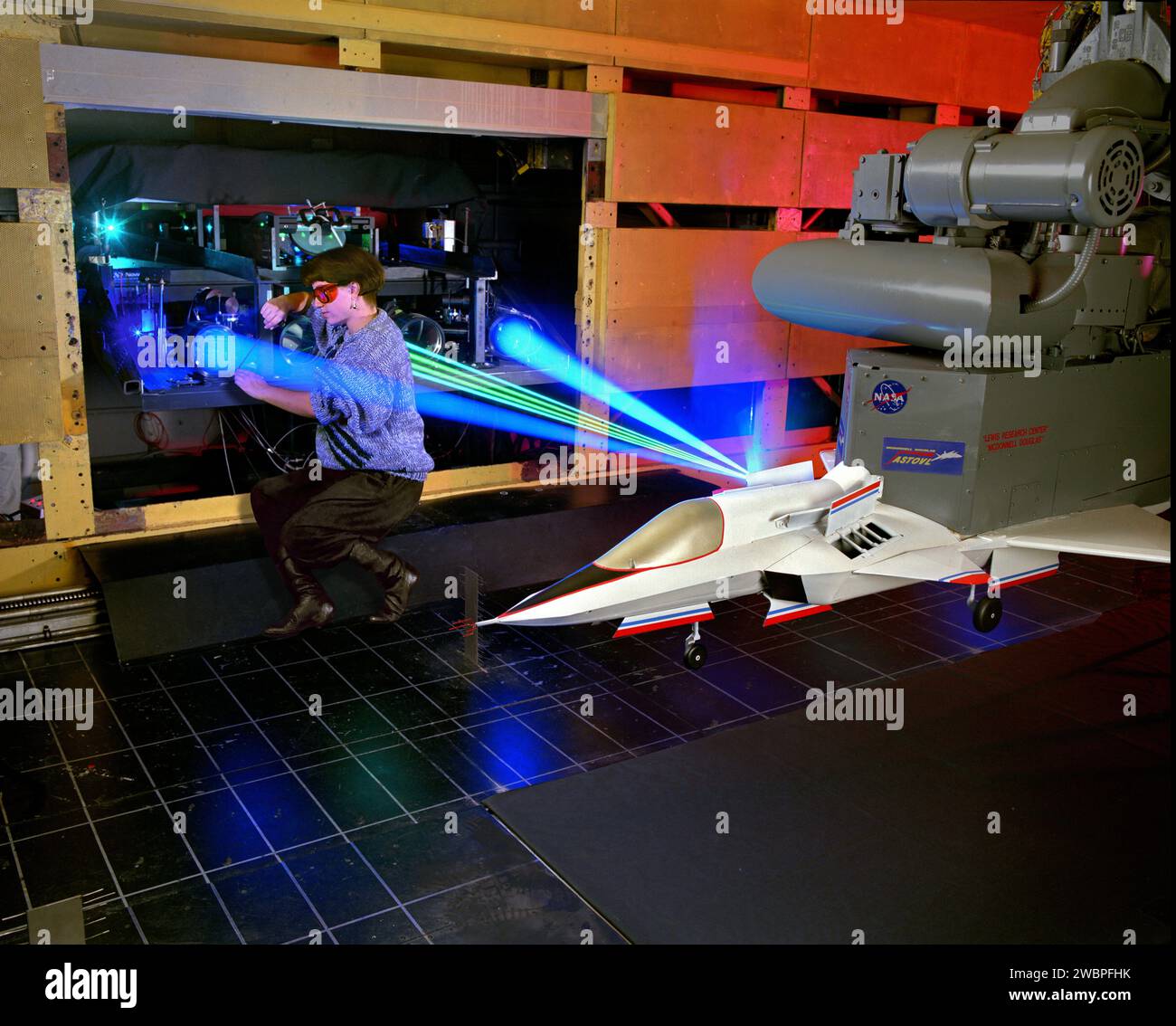 The 9x15 low speed tunnel tests take off and landing of aircraft. The ...