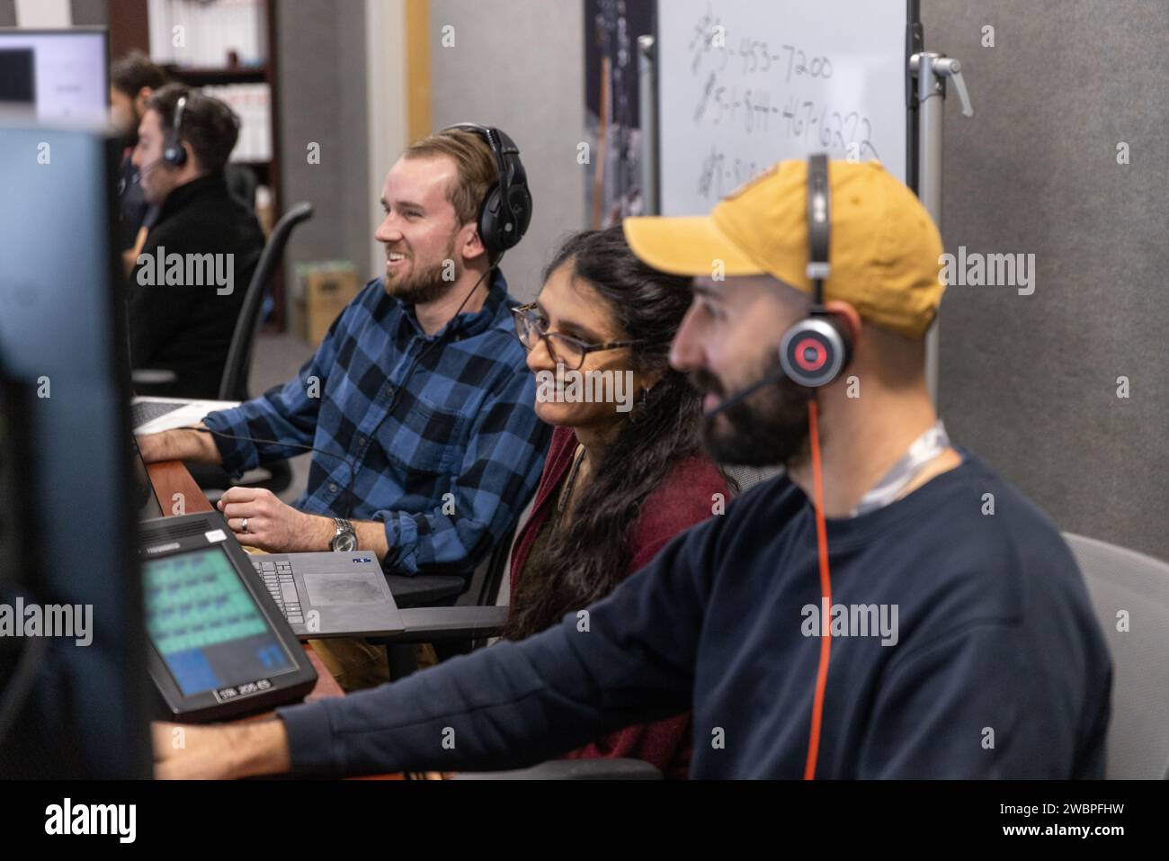 Mass spectrometer observing lunar operations hi-res stock photography ...