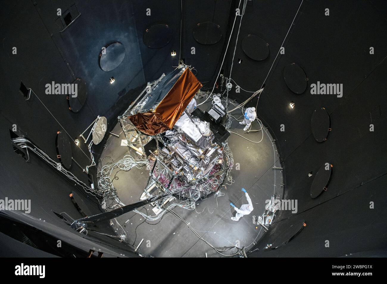 The Plankton, Aerosol, Cloud, ocean Ecosystem (PACE) Observatory inside ...