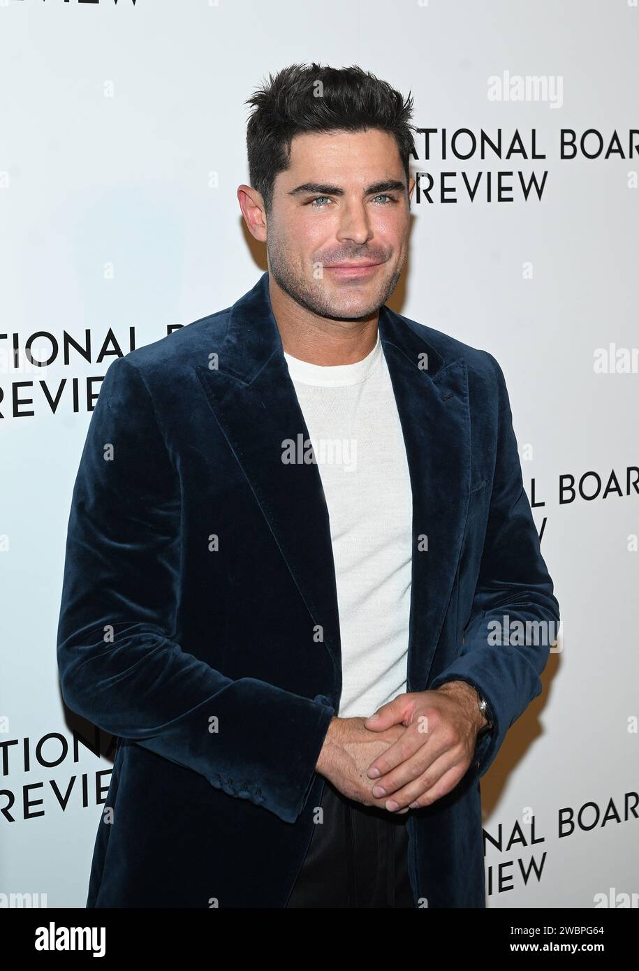 New York, USA. 11th Jan, 2024. Zac Efron attends the 2024 National ...