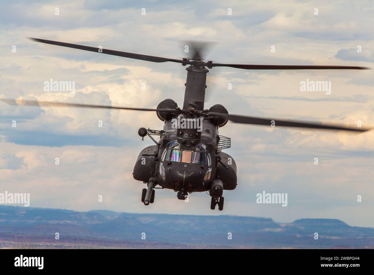 MH-47 in flight Stock Photo - Alamy