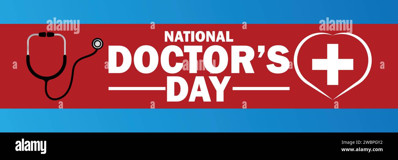 National Doctor's Day. Holiday concept. Template for background, banner ...