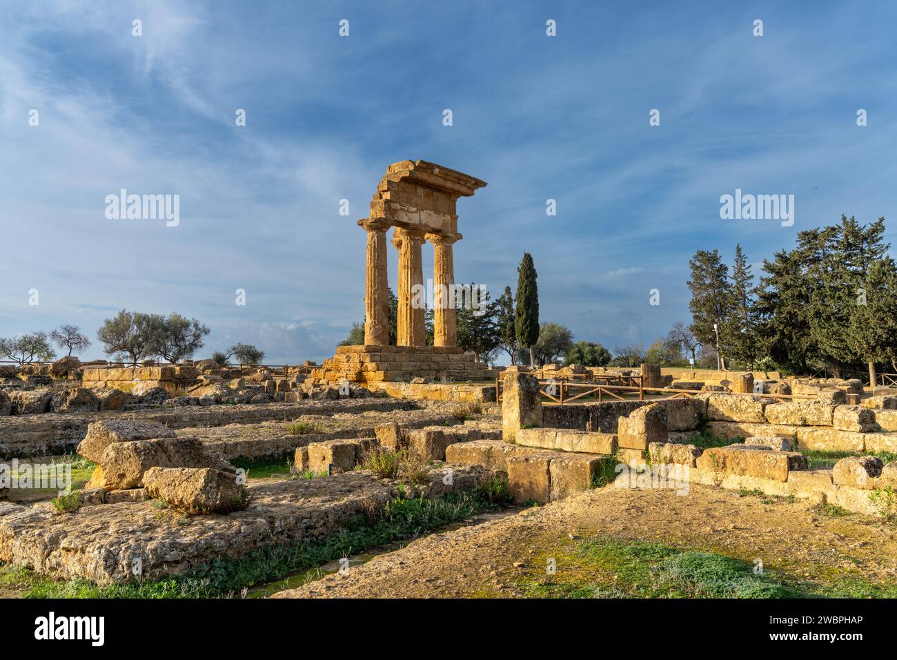 Temple of the dioskouroi hi-res stock photography and images - Alamy