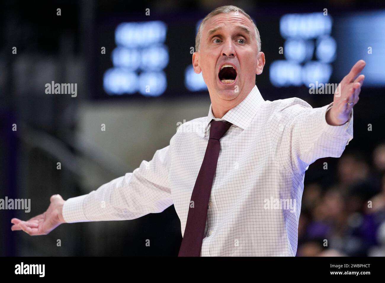 Arizona State coach Bobby Hurley reacts on the sideline during the ...
