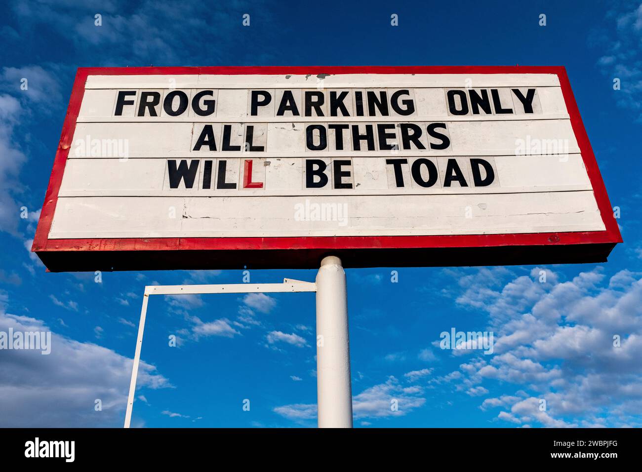 humorous outdoor billboards in Albuquerque, New Mexico Stock Photo - Alamy