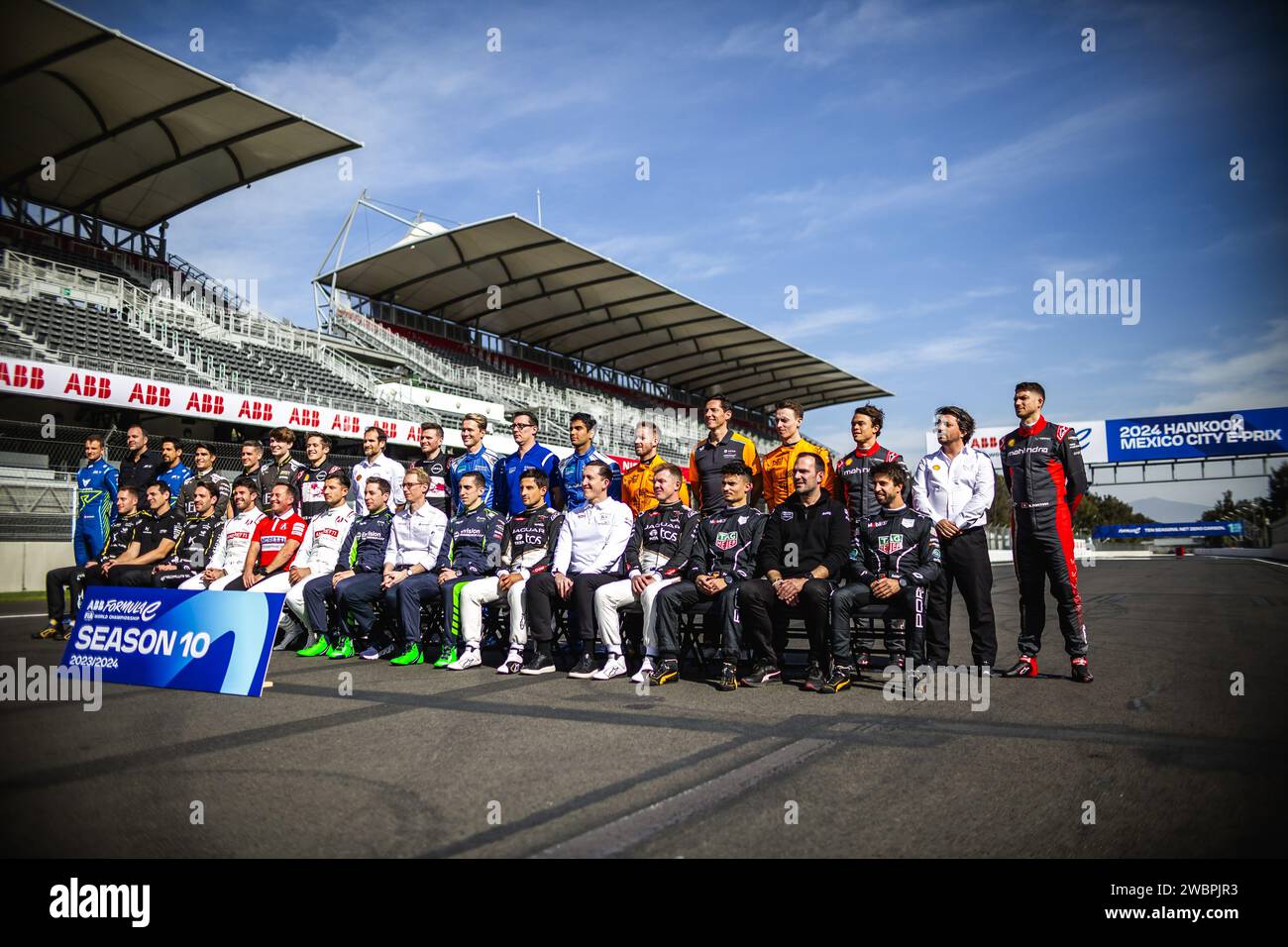 FIA Formula E drivers family picture during the 2024 Hankook Mexico ...