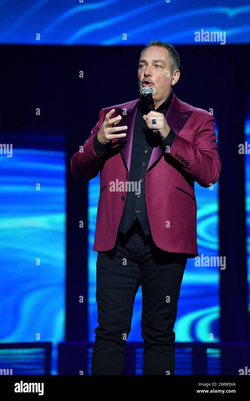 Paris, France. 11th Jan, 2024. Messmer Éric Normandin performs at the ...