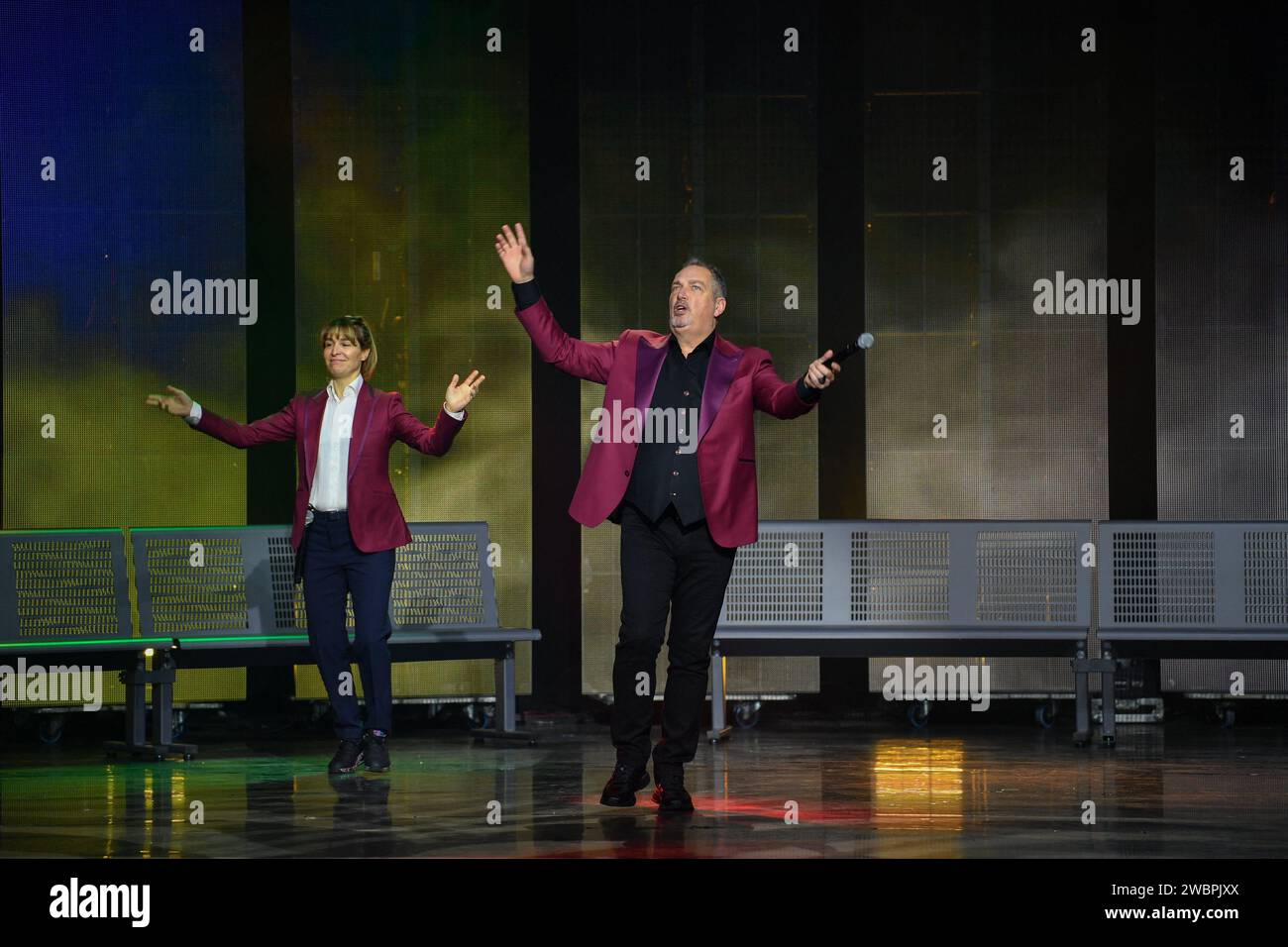 Paris, France. 11th Jan, 2024. Messmer Éric Normandin performs at the ...