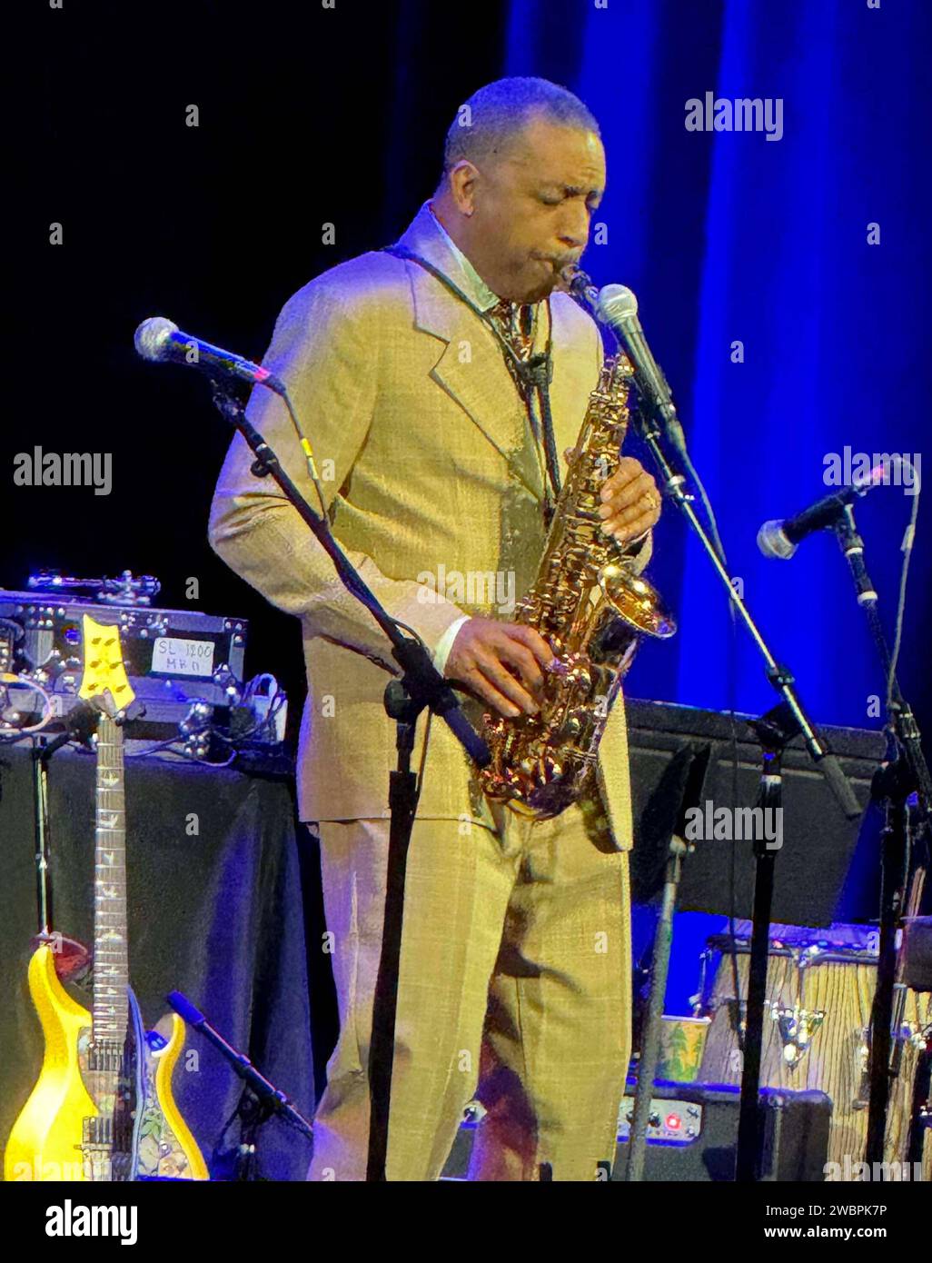 January 11, 2024, New York, New York, USA: Saxophonist/singer DONALD ...