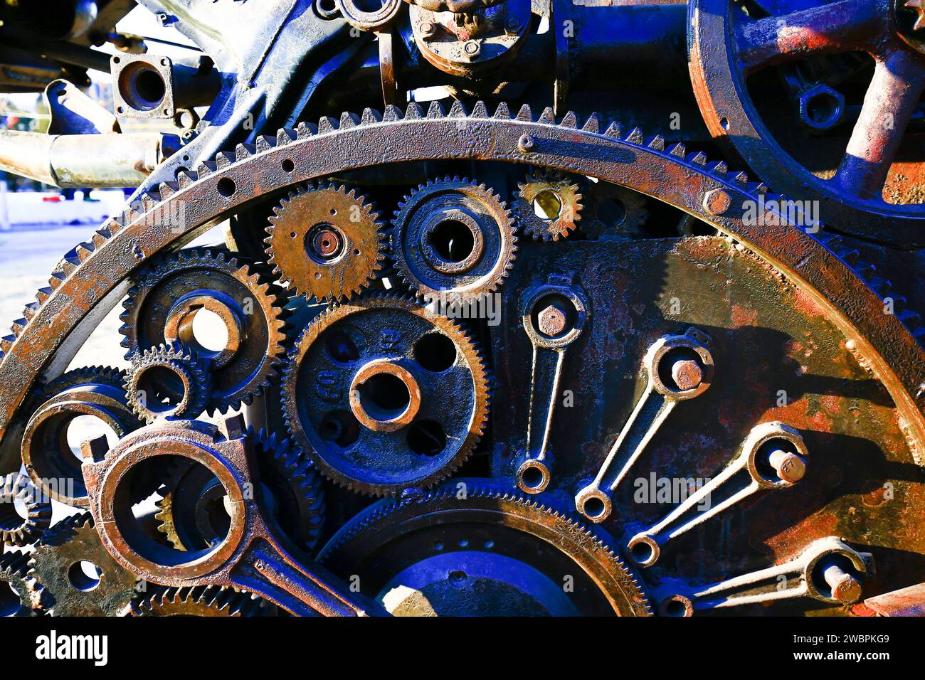 The local features of industrial equipment Stock Photo - Alamy