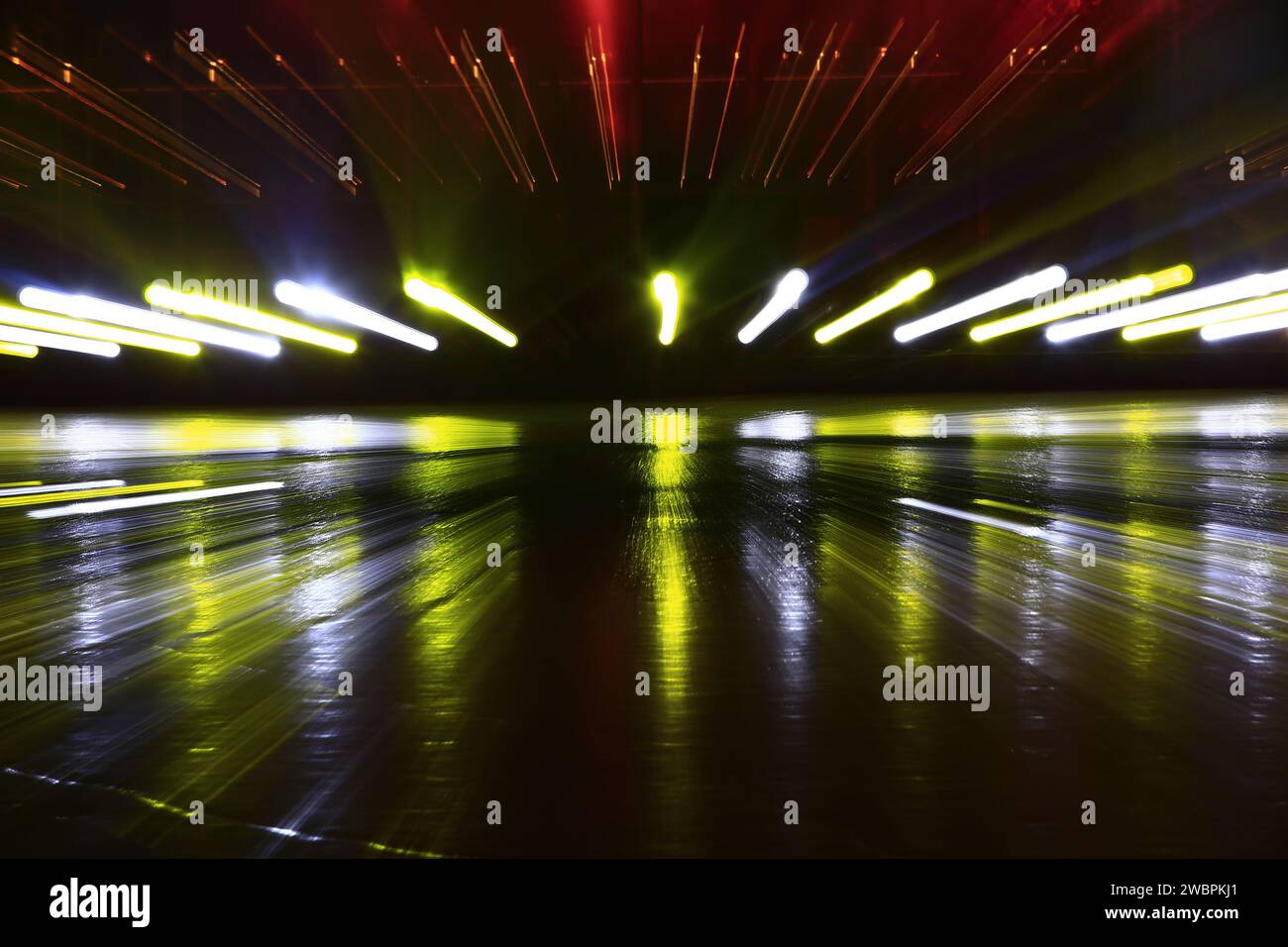 Stage lighting effect in the dark, close-up pictures Stock Photo - Alamy